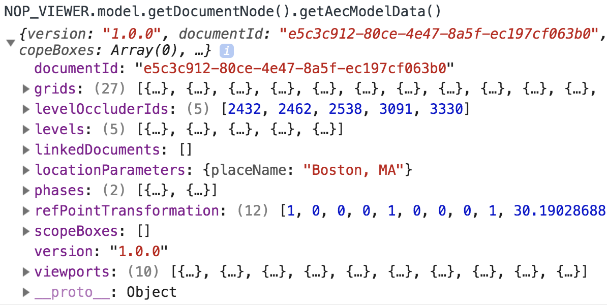 Consume Aec Data Which Are From Model Derivative Api Autodesk Platform Services